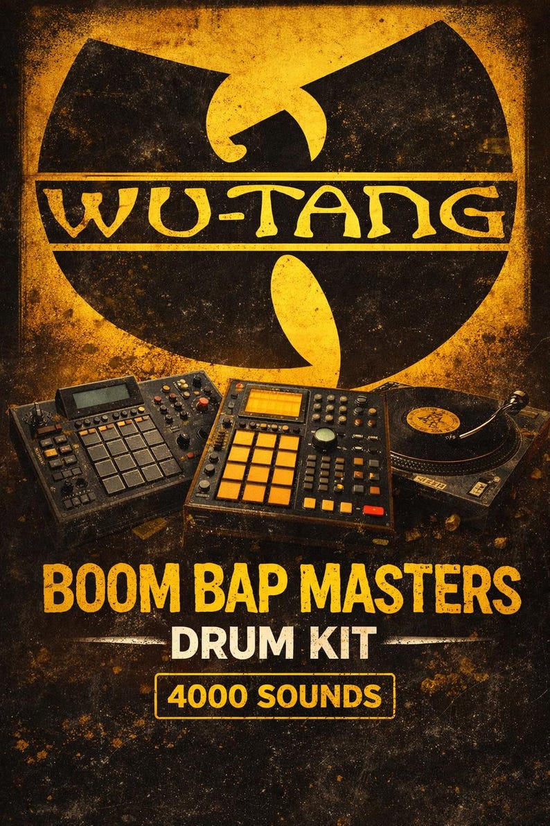 Boom Bap Master Drum Kit Sample Pack Hip Hop Loops Wu-tang Rap Sounds ...