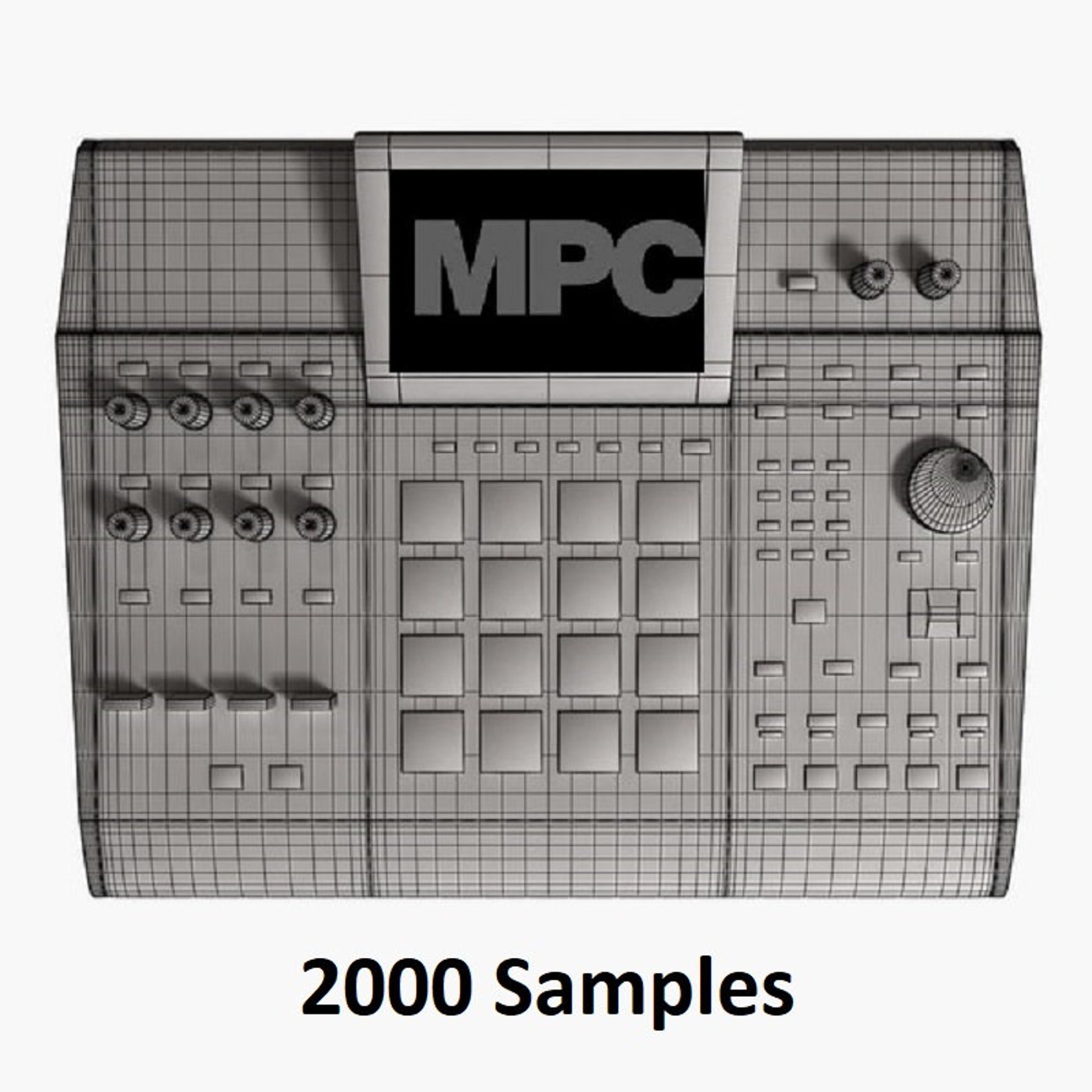 Vintage Akai MPC 5000 3000 Sounds Pack Drums Samples Kit .pgm .wav 3000 ...