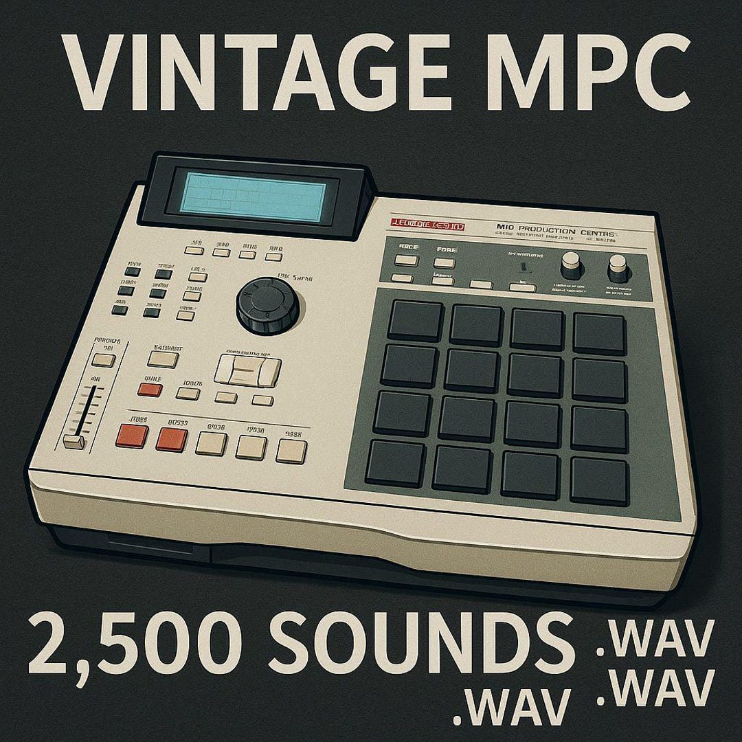 SHIPPING Vintage Akai MPC Drum Sounds 2500 Classic Samples Reto Hip Hop ...