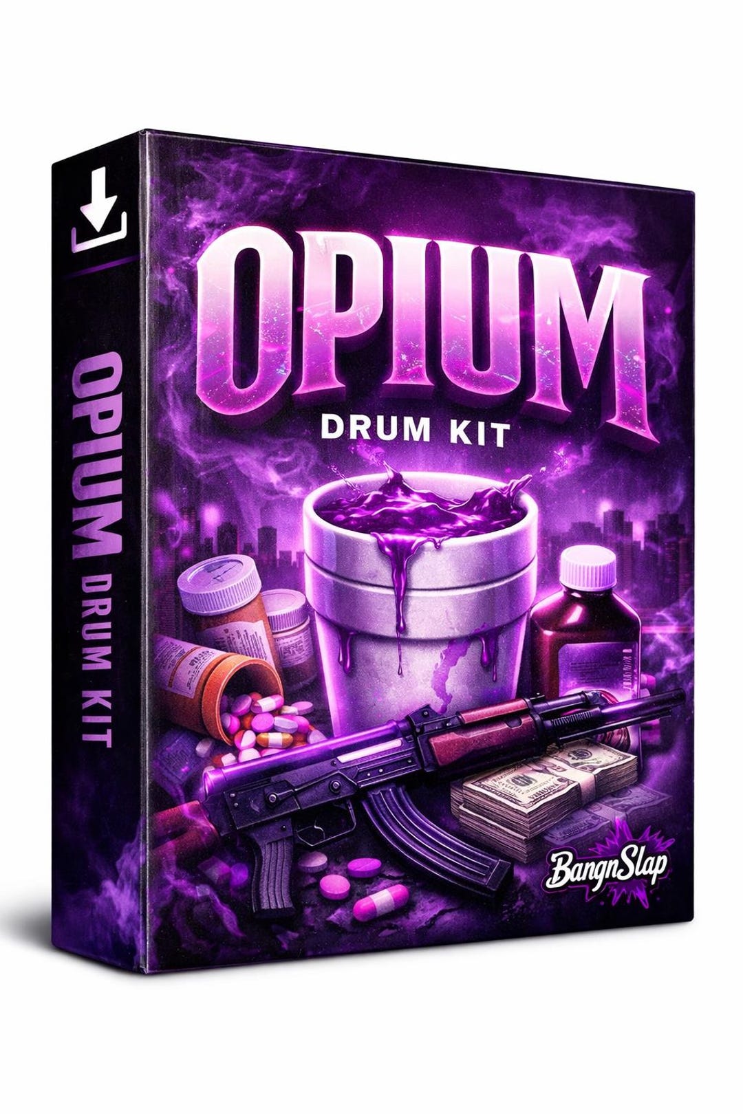 Opium Drum Kit Sample Pack Trap Sounds Rap Drums Hip Hop Samples Trap ...