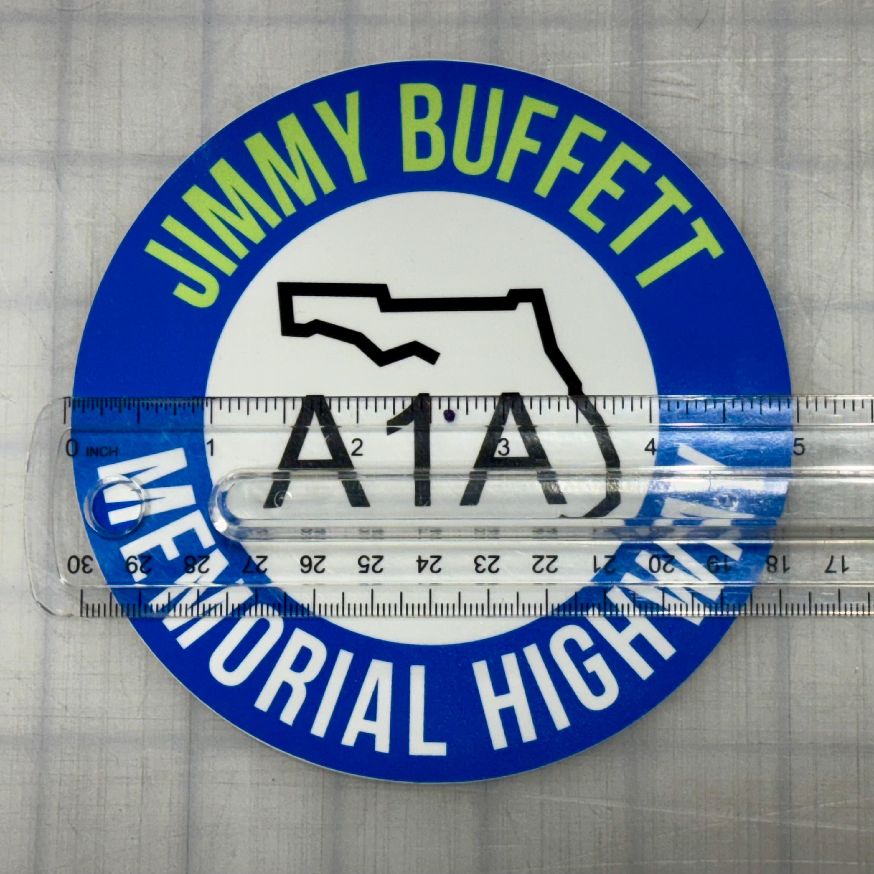 STICKER - Jimmy Buffett Memorial Highway A1A Florida Decal - Etsy
