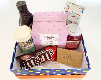 Just Add Ice Cream Gift Box Personalizable Free Shipping - Etsy