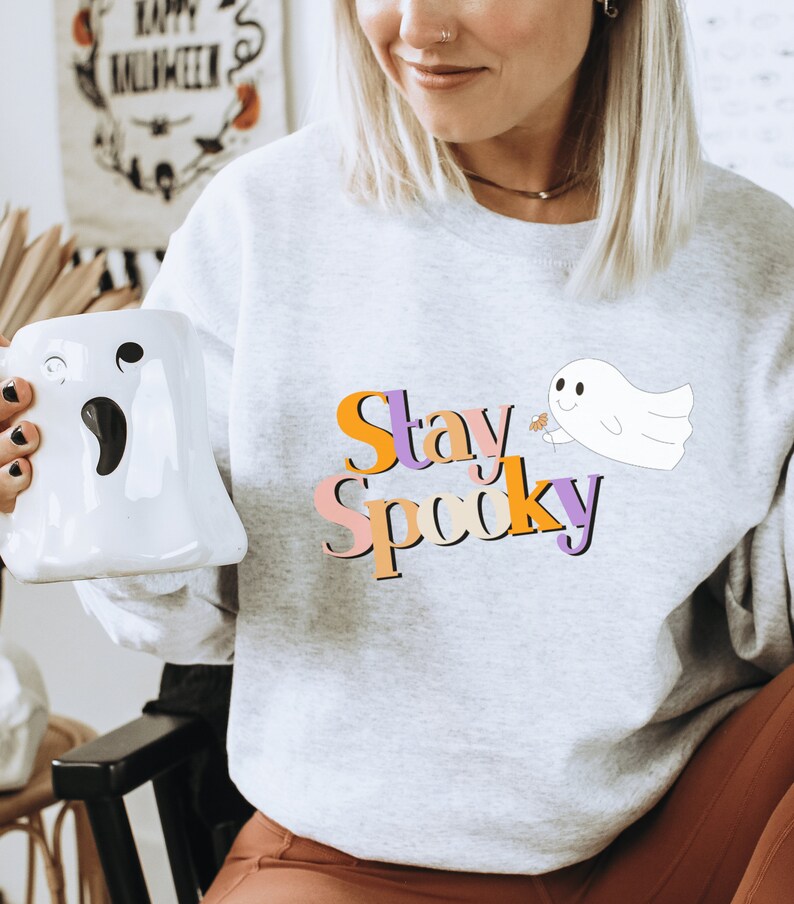 Stay Spooky Png Cute Ghost Png Fall Png Autumn Png - Etsy