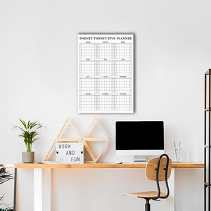 Giant Wall Calendar 2025 Digital Instant Download,sunday Start ...