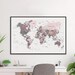 Download World Map With Countries,wall Art Poster Secondary School ...