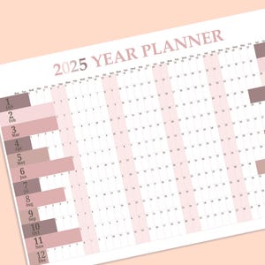 2025 School Wall Planner Printable Calendar,rainbow School Calendar ...