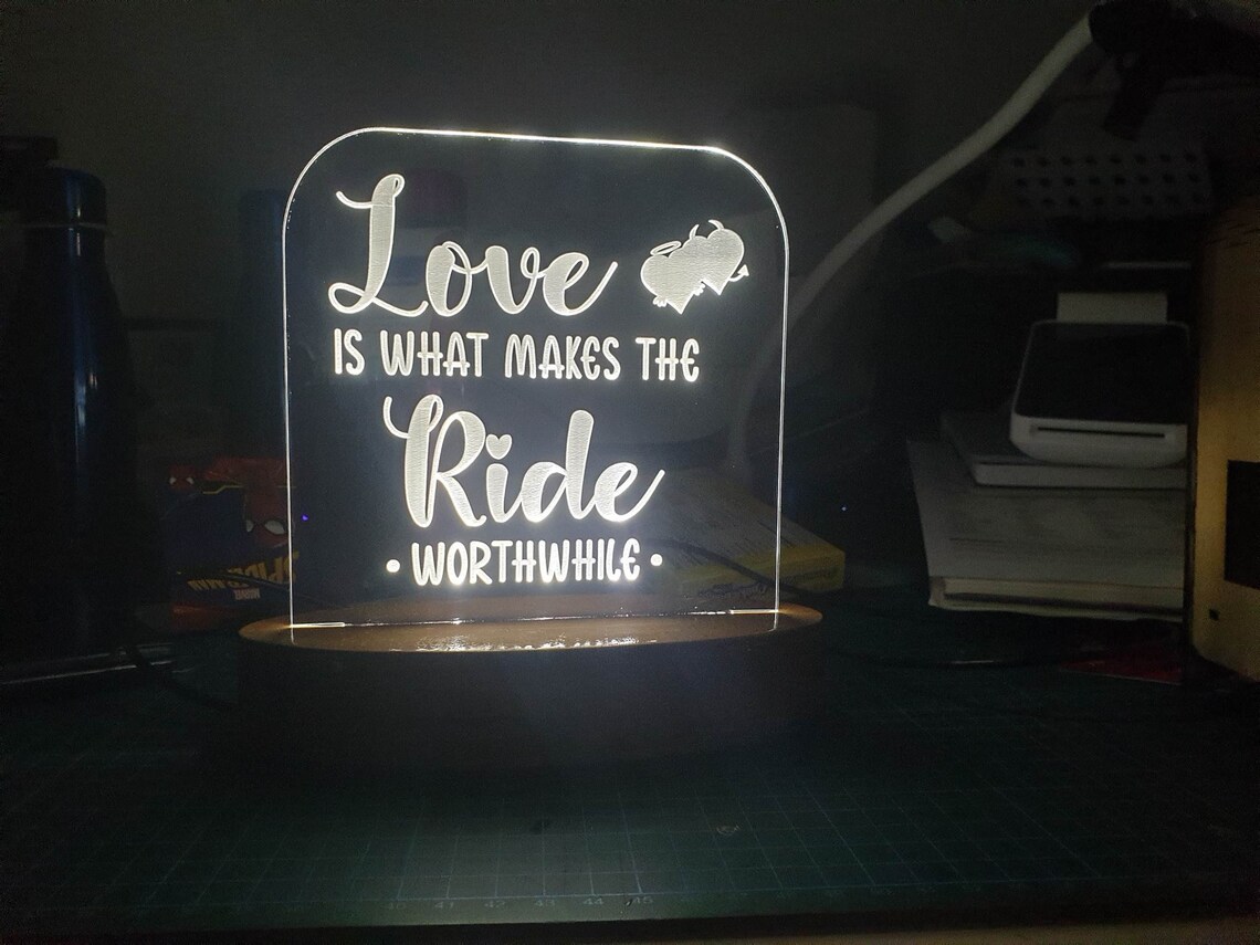 Edge-lit Acrylic Light Box - Etsy