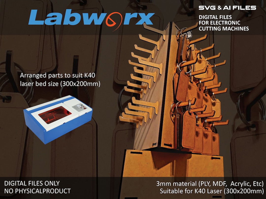 Key Tag Retail Display (including Keytag Blanks!) - Etsy