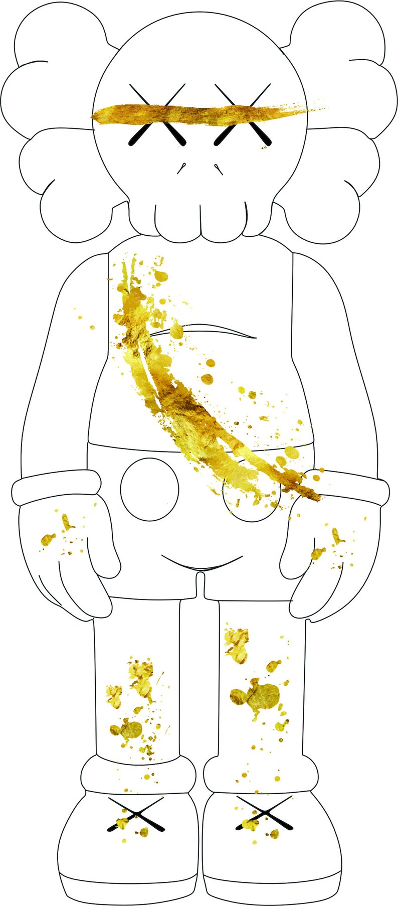 Kaws T-shirt, Kaws PNG, Kaws Png Svg , Kaws Svg, KAWS Sweatshirt, KAWS ...