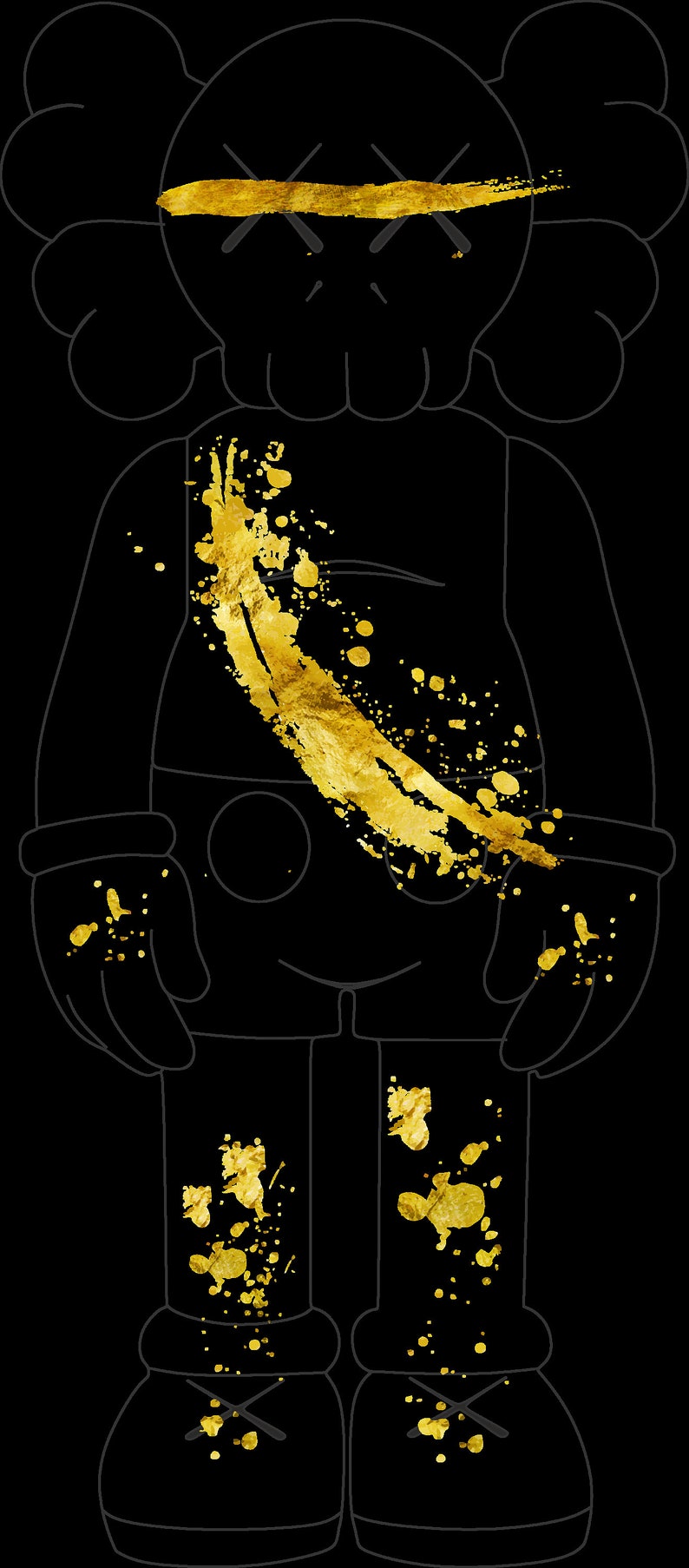 Kaws T-shirt, Kaws PNG, Kaws Png Svg , Kaws Svg, KAWS Sweatshirt, KAWS ...