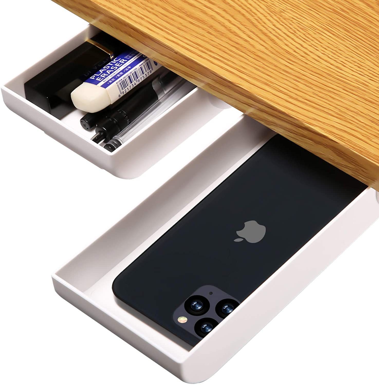 Under-desk Drawer Storage Organizer for Standing Desk - Etsy