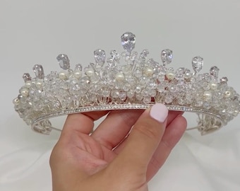 Aster | Turkish Tiara | Bridal Tiara | Bridal Crown | Bridal Jewellery ...