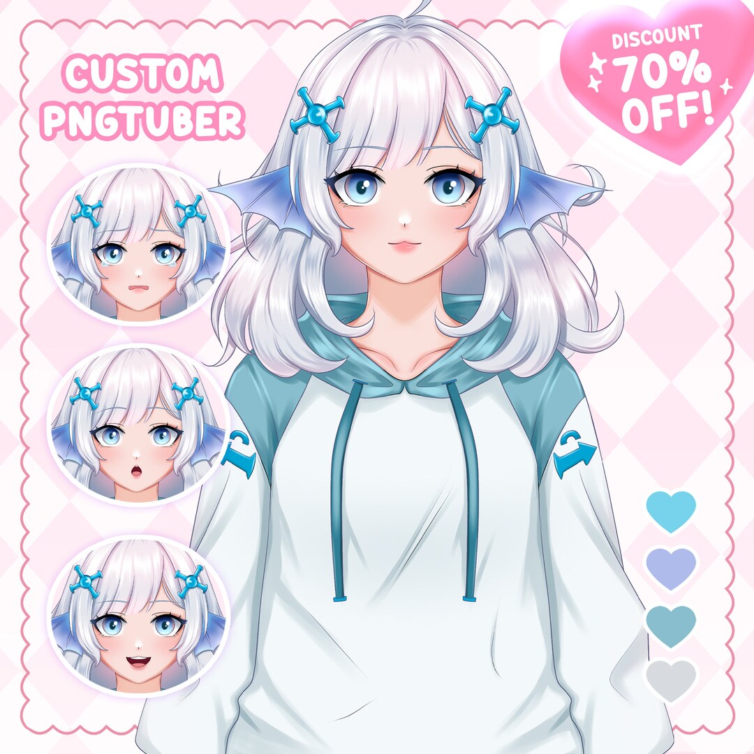 CUSTOM PNGTUBER Pngtuber Commission, Pngtuber Character, Pngtuber ...