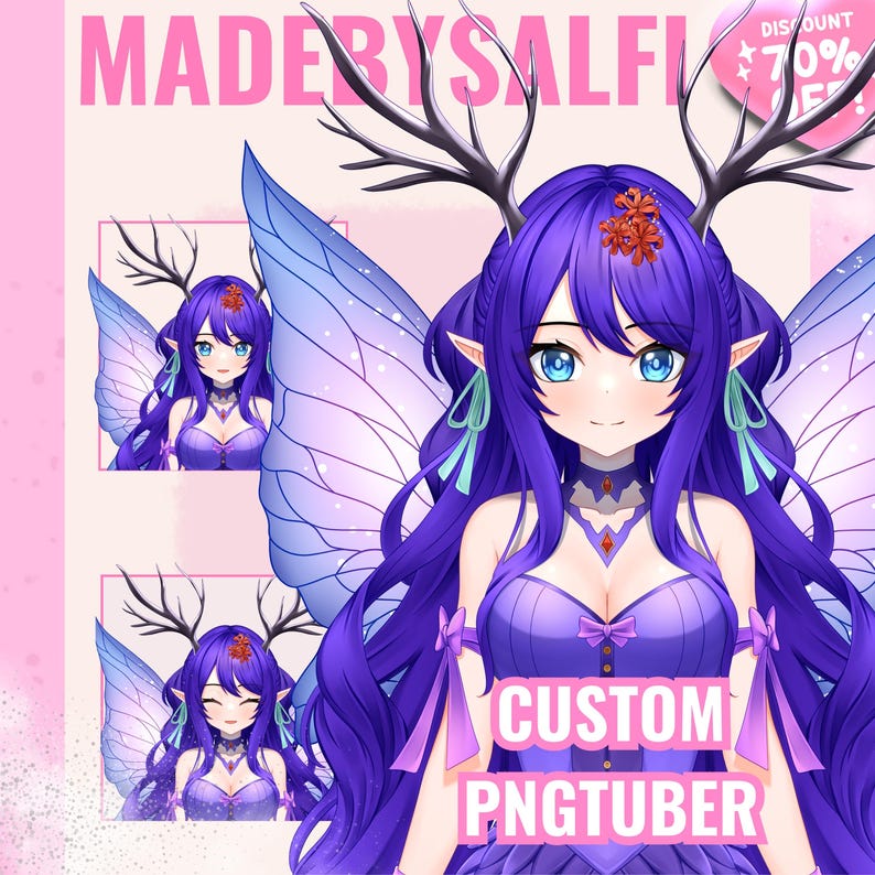 Custom Pngtuber | Pngtuber Model, Pngtuber Male, Cat Pngtuber, Pngtuber ...
