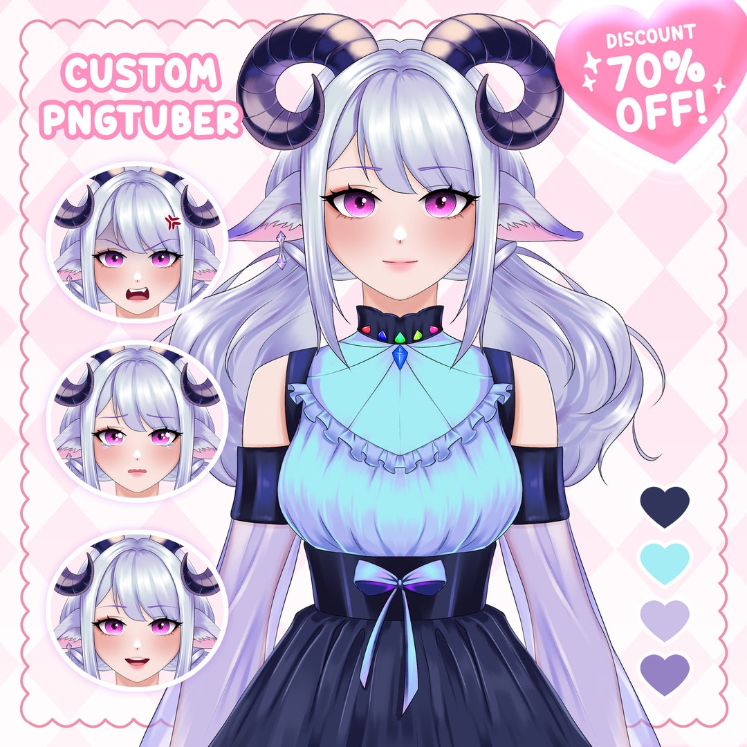 CUSTOM PNGTUBER Pngtuber Commission, Pngtuber Character, Pngtuber ...
