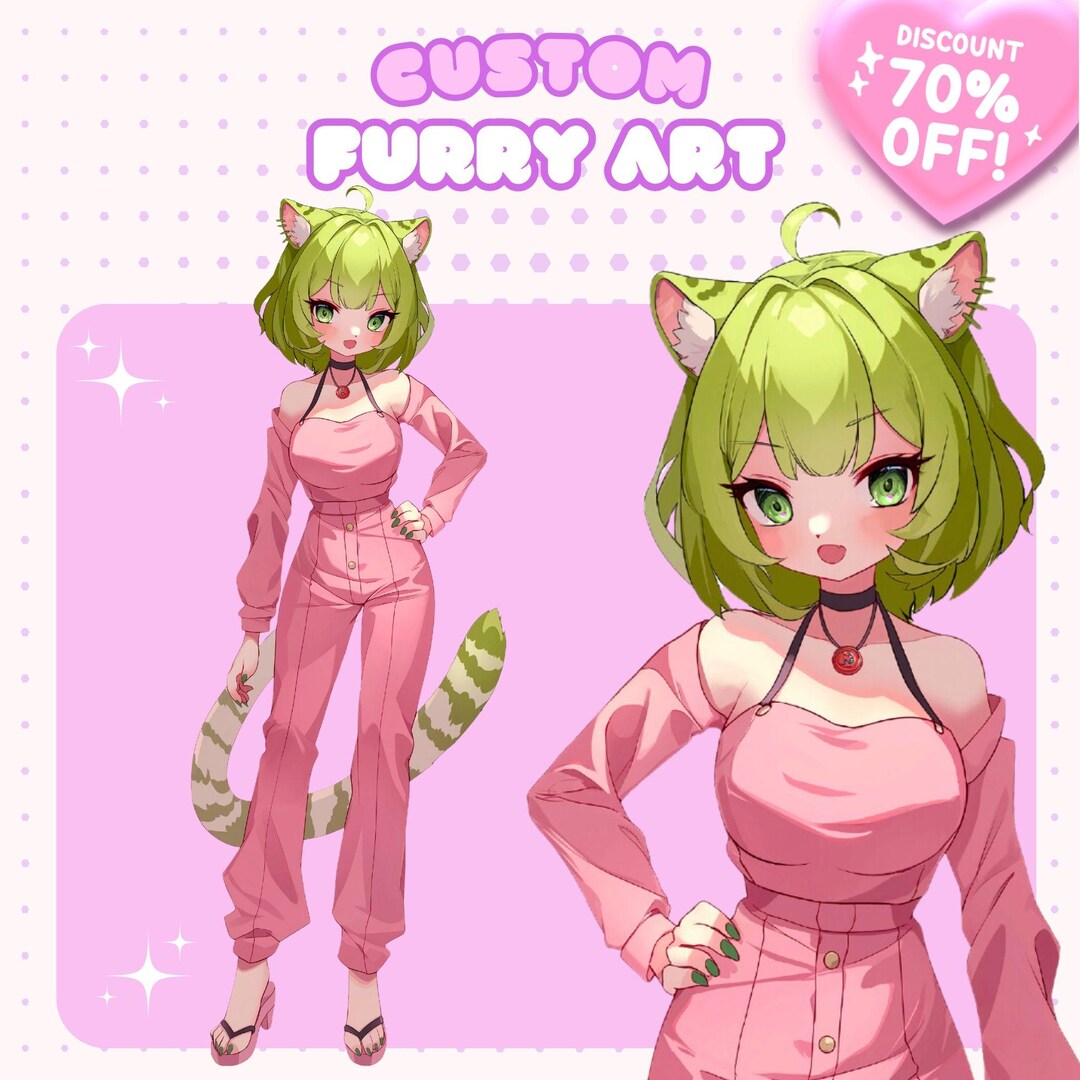 Custom Furry Art Commission, Custom Furry Character, Fursona, Anthro ...