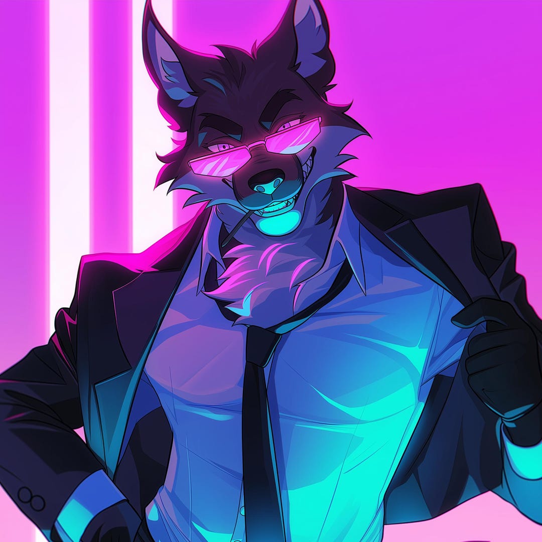 Custom Furry Art Commission: Anime Style Profile Picture, Fursona ...