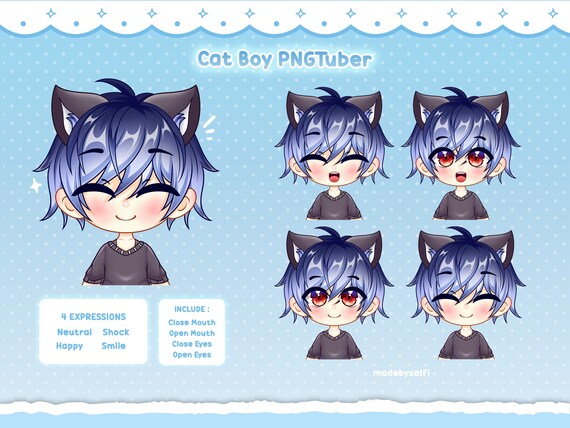 Anime Cat Boy Chibi