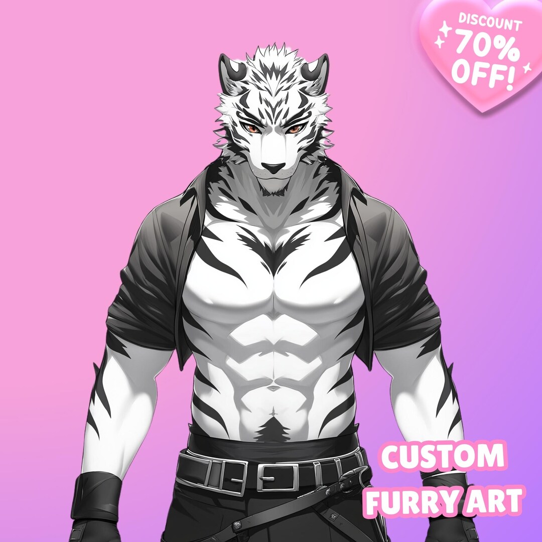 Custom Furry Art Commission | Custom Pfp/headshot Anime Furry Profile ...