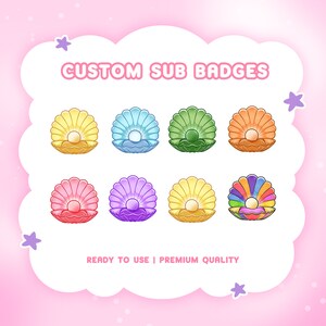 CUSTOM SUB BADGES Custom Twitch Badges, Subscriber Badges, Cake Sub ...