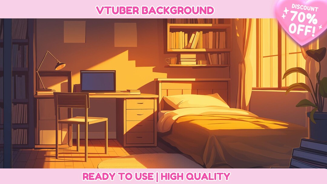 Vtuber Background | Vtuber Background Twitch Streaming, Aesthetic Room ...