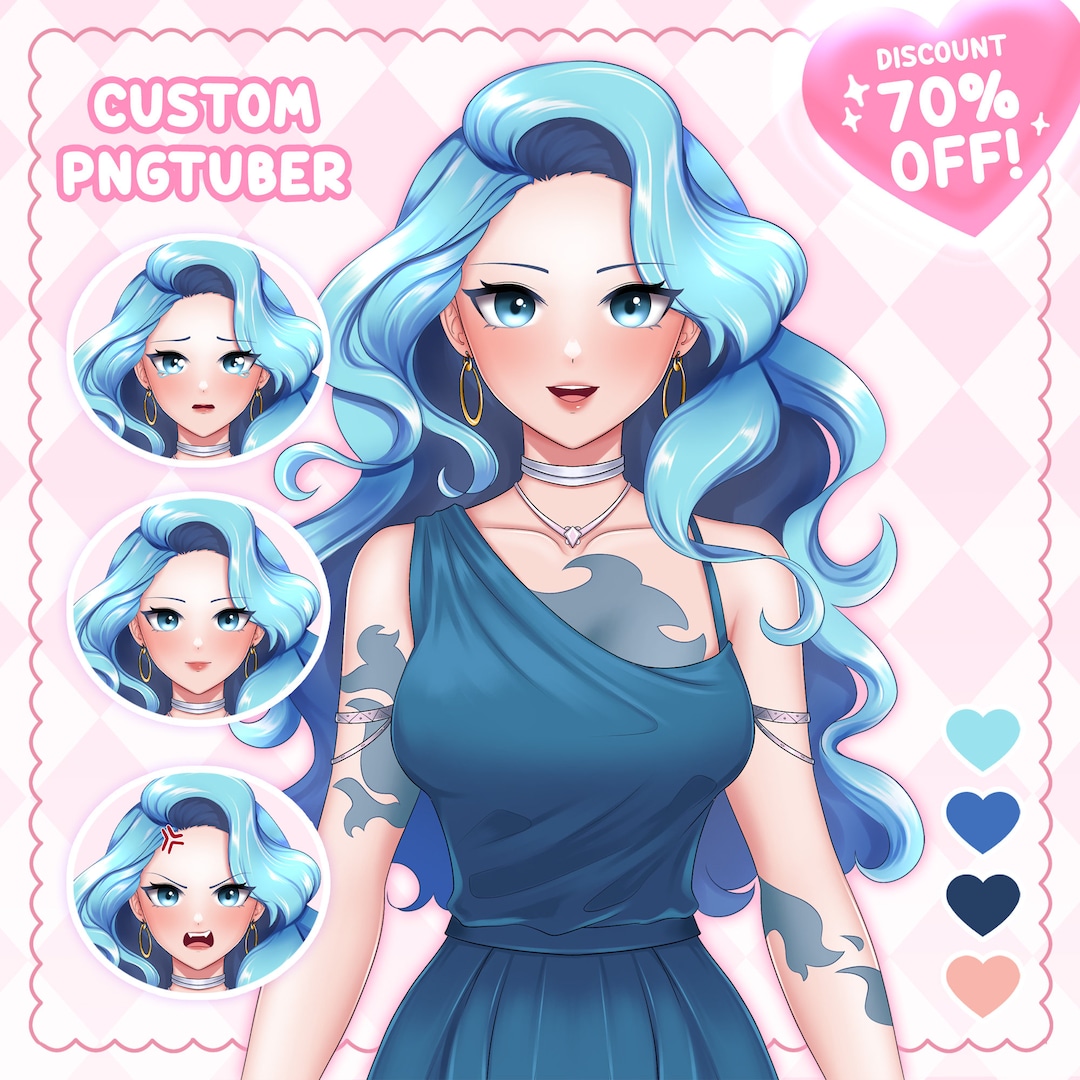 CUSTOM PNGTUBER Pngtuber Commission, Pngtuber Character, Pngtuber ...