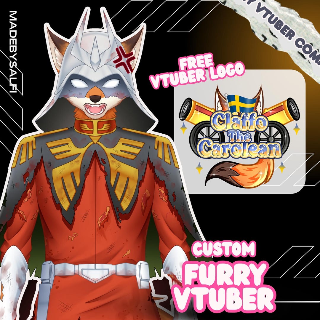 Custom Furry Vtuber | furry vtuber model, furry vtuber free, furry ...