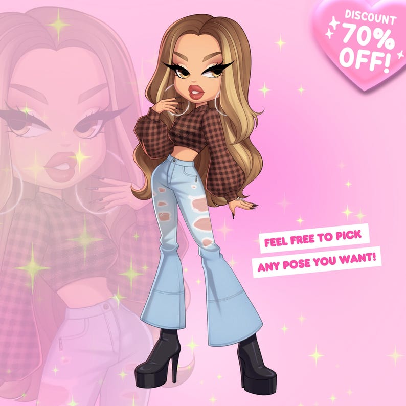 Custom Doll Cartoon | Doll Cartoon Portrait Logo, Custom Business Logo ...