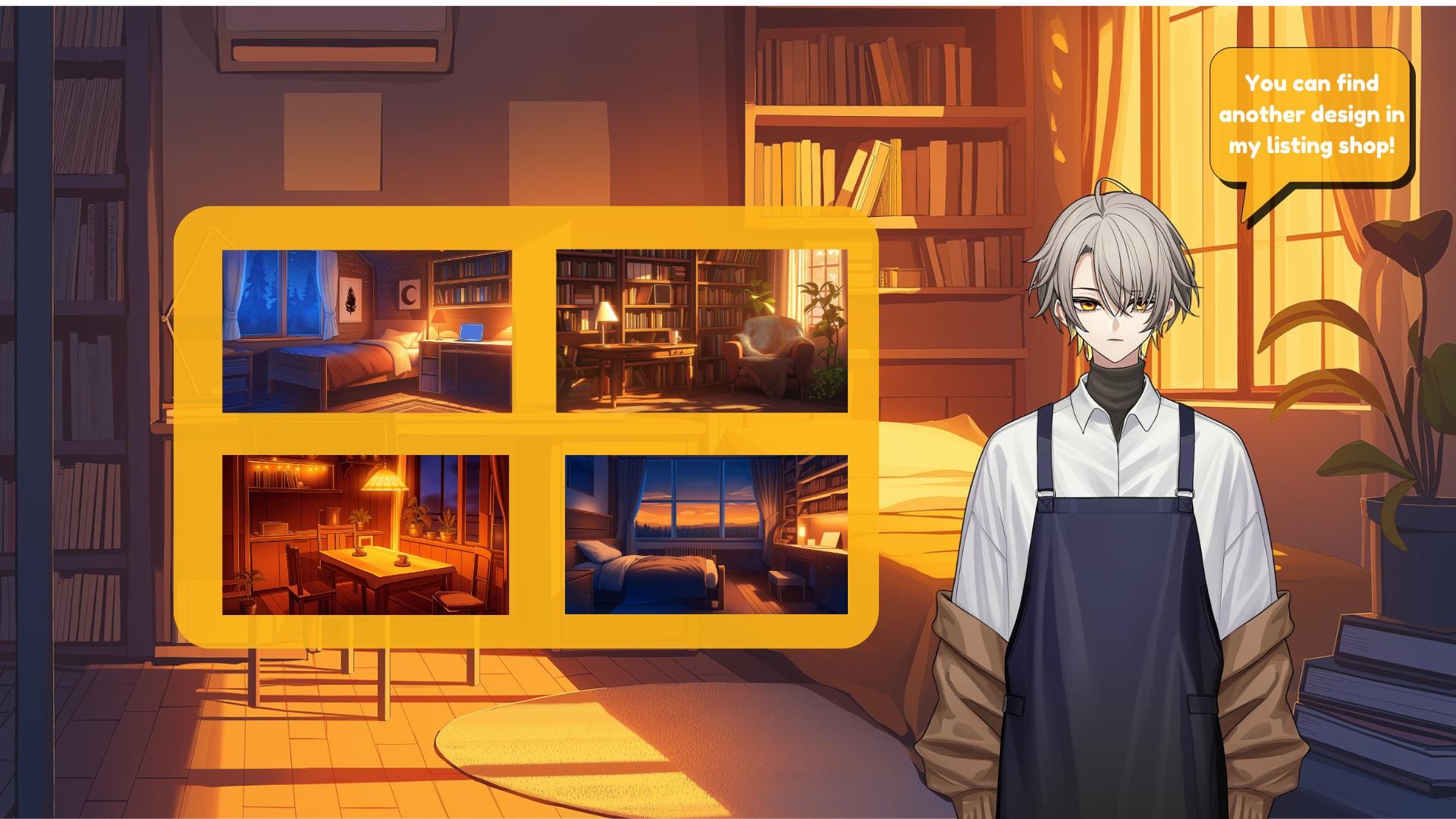 Instant Download Vtuber Background | Ready to Use File : Vtuber Bed ...