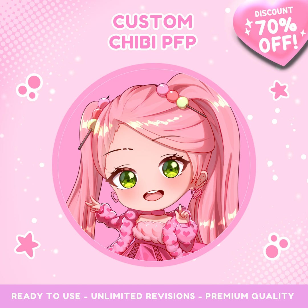 CUSTOM CHIBI PFP Pfp Chibi, Profile Icon, Pfp Commission, Chibi Pfp ...