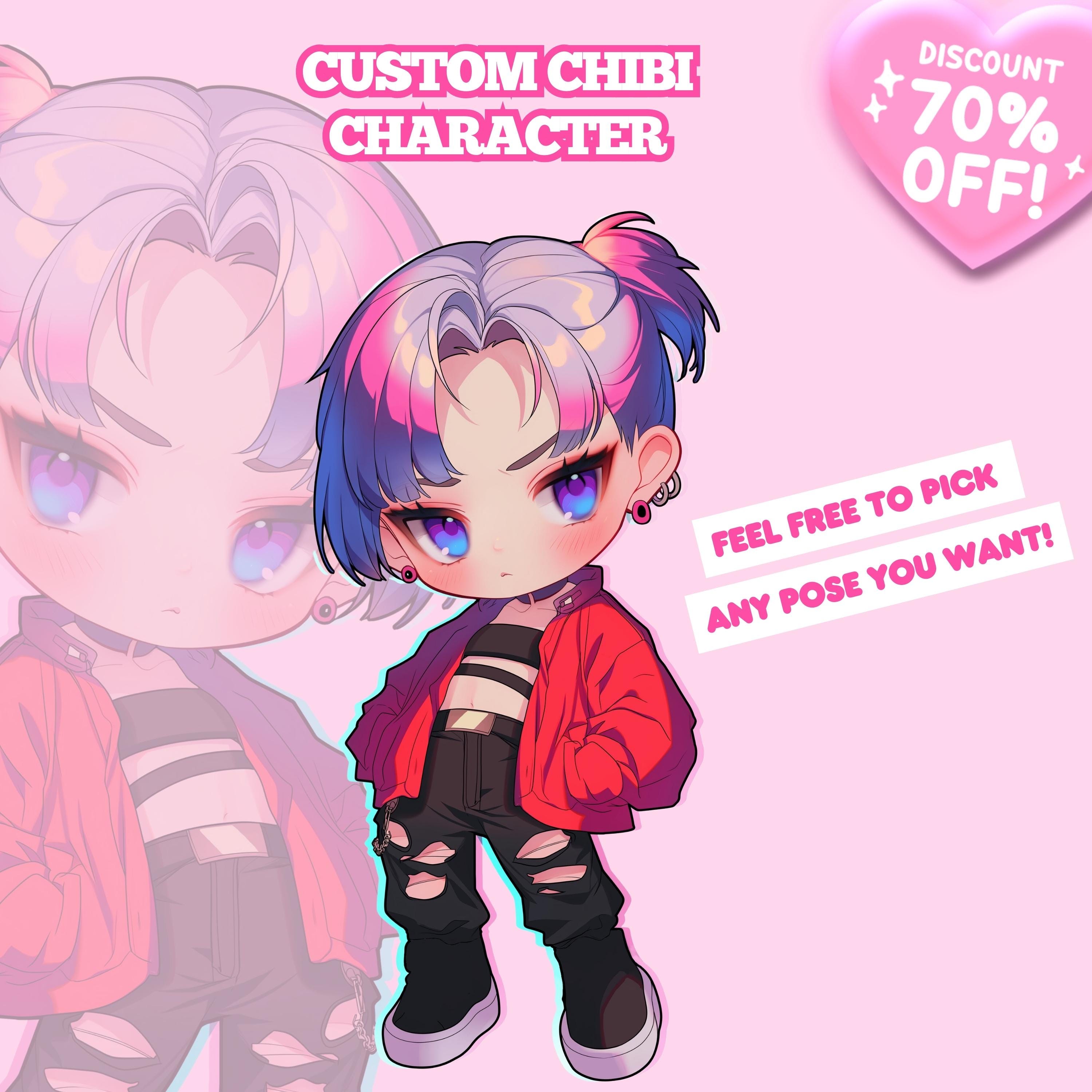 Custom Chibi PFP | Custom Chibi Commission, Chibi Emotes, Chibi PFP ...