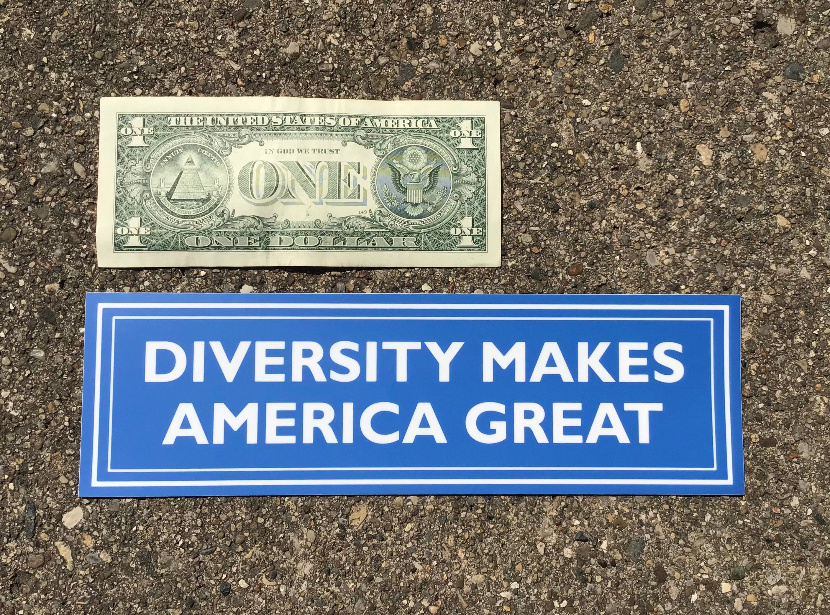 Diversity Makes America Great Tolerance Bumper Sticker - Etsy