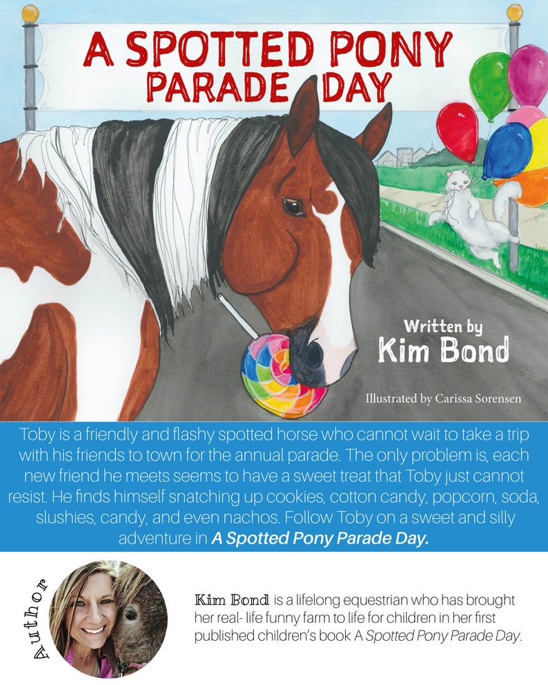 A Spotted Pony Parade Day Hardcover Book - Etsy