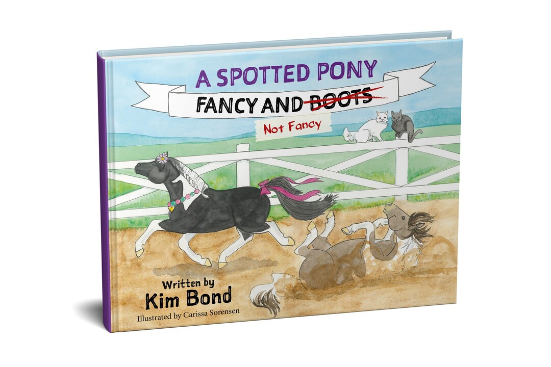 A Spotted Pony Fancy and Not Fancy Hardcover Children's Book - Etsy