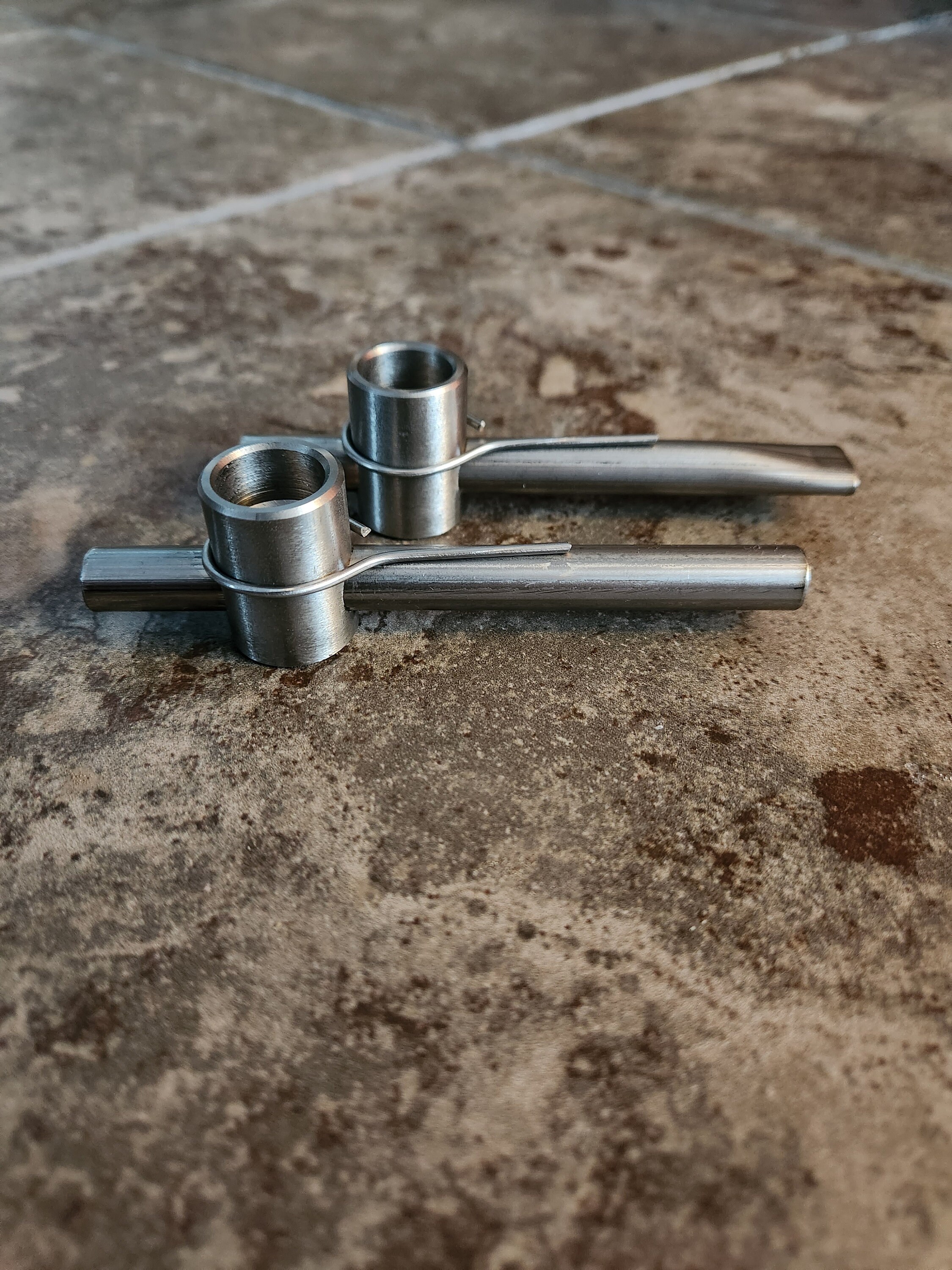 Stainless Steel Personal Smoking Pipe With 4 Inlet Holes - Etsy