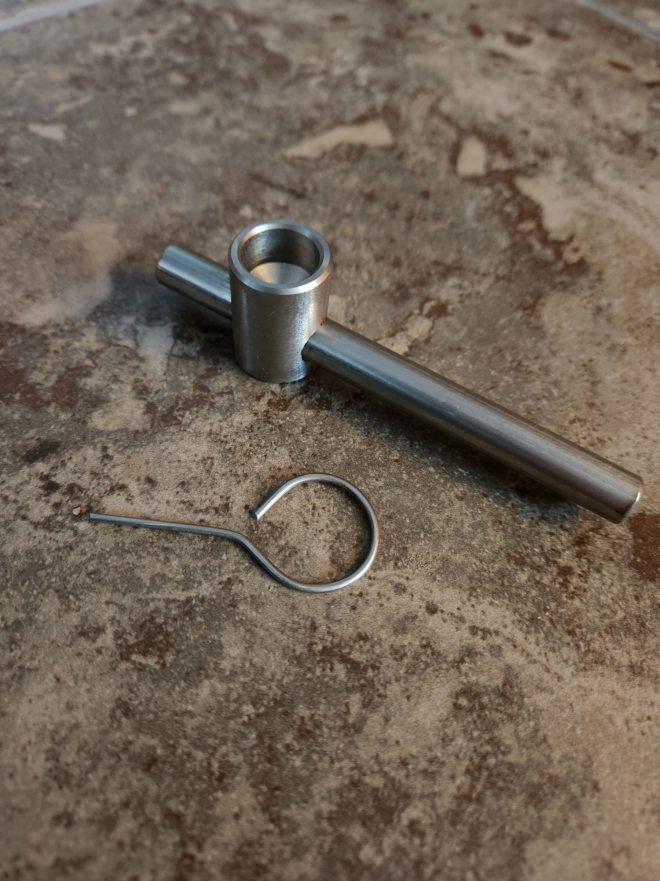 Stainless Steel Personal Smoking Pipe With 4 Inlet Holes - Etsy