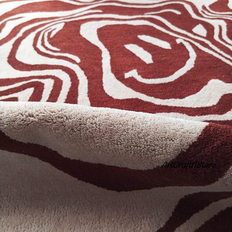 Irregular Amoeba Shaped Hand-tufted Rugs With 100% Fine Wool Odd and ...