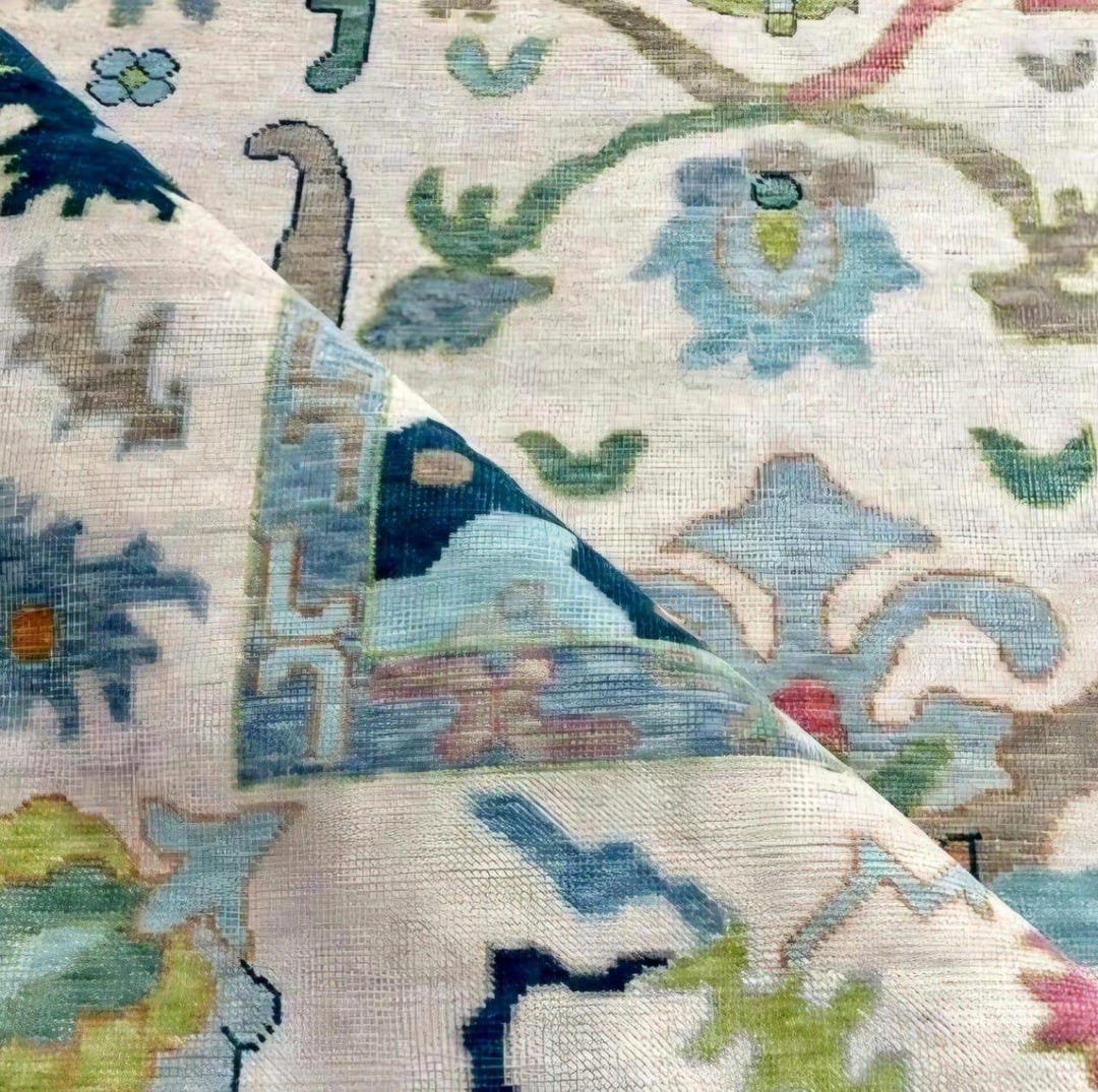 Oushak Made in 100% Wool Natural Dying Area Rug Living Room, Bed Room ...