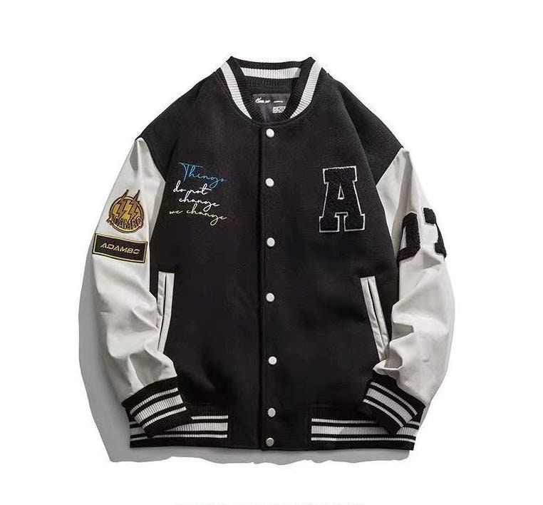 Oversized Baseball Jacket - Etsy Australia