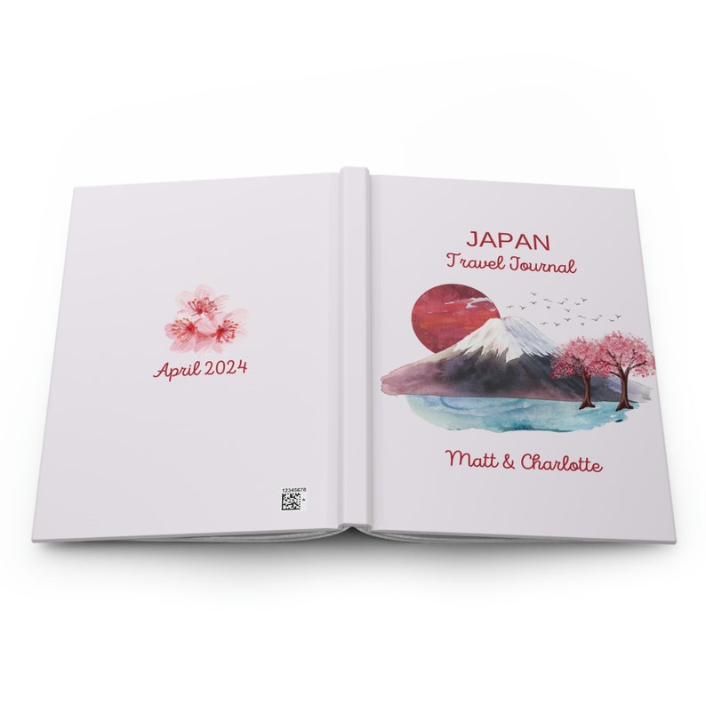 Custom Japan Travel Journal Mount Fuji Vacation Notebook - Etsy