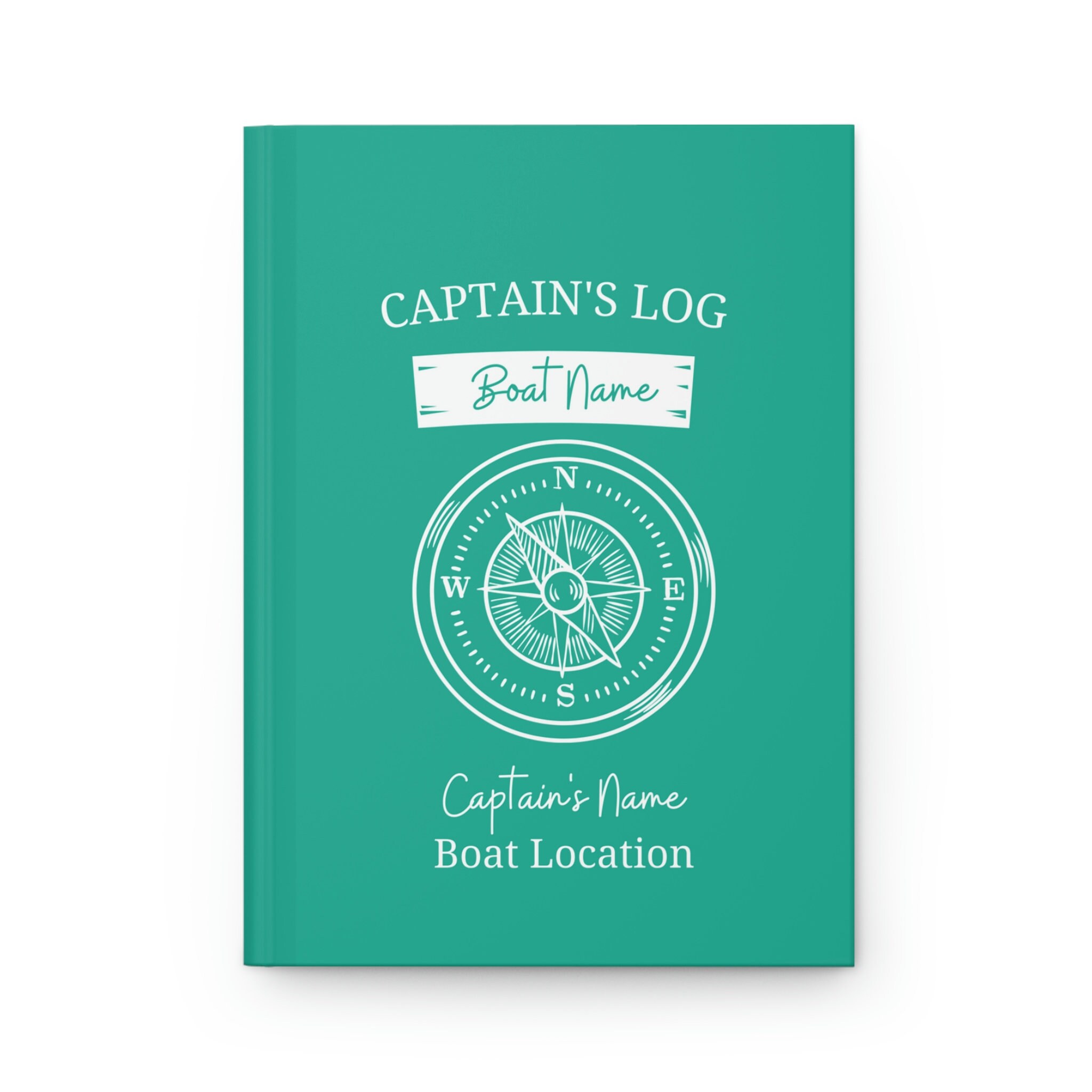 Personalized Captains Log Book Custom Boat Notebook - Etsy