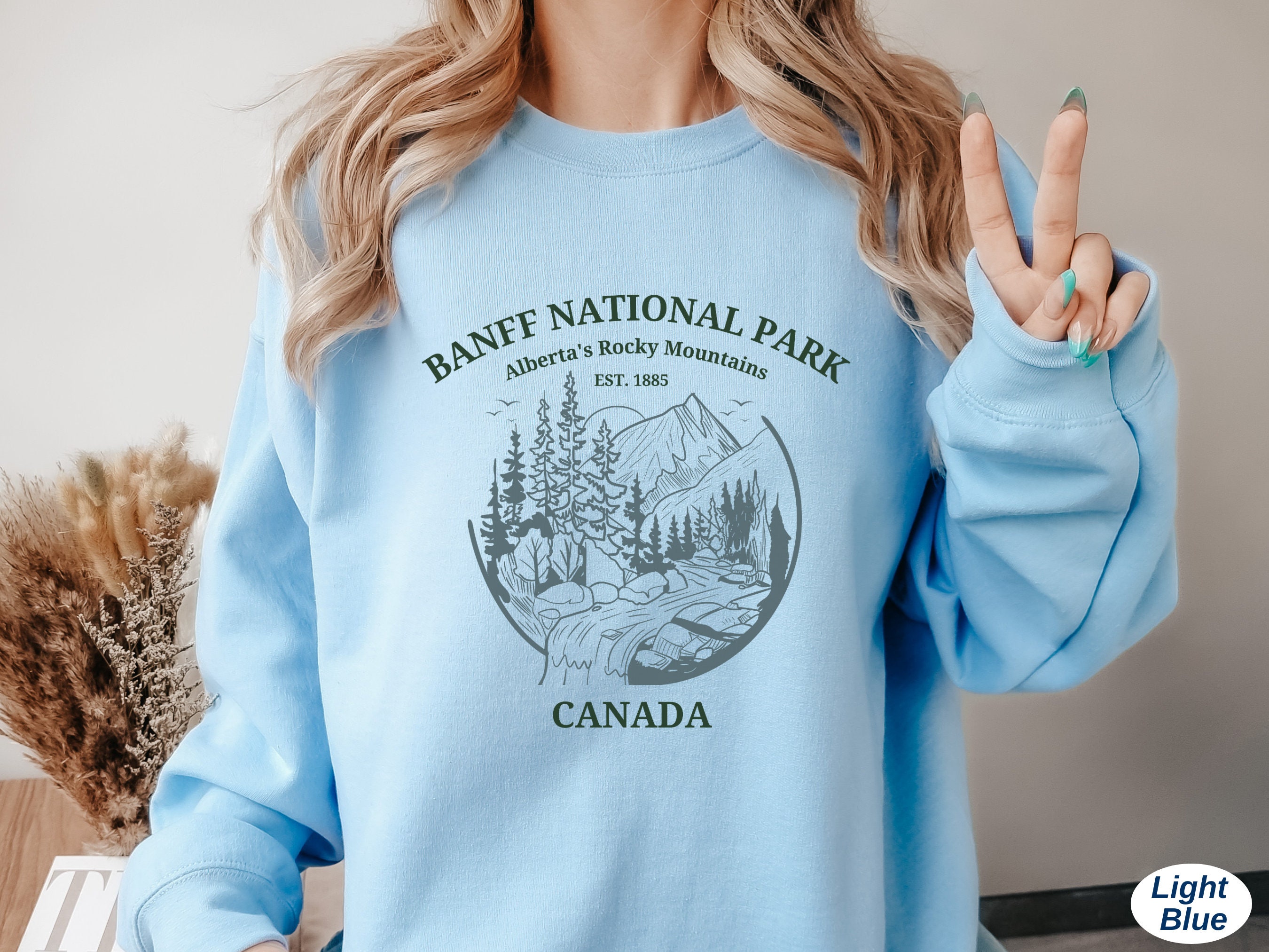 Banff National Park Sweatshirt Soft Canada Sweater Unisex - Etsy