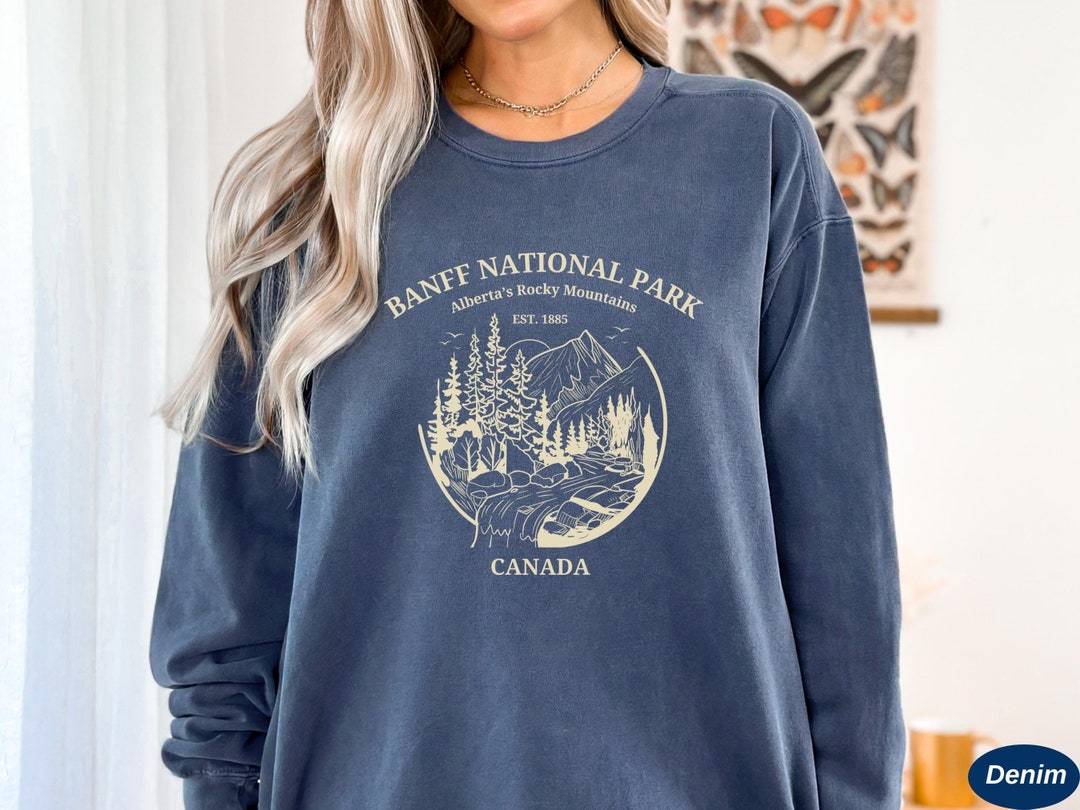 Banff National Park Sweater, Banff Comfort Colors® Sweatshirt, Banff ...