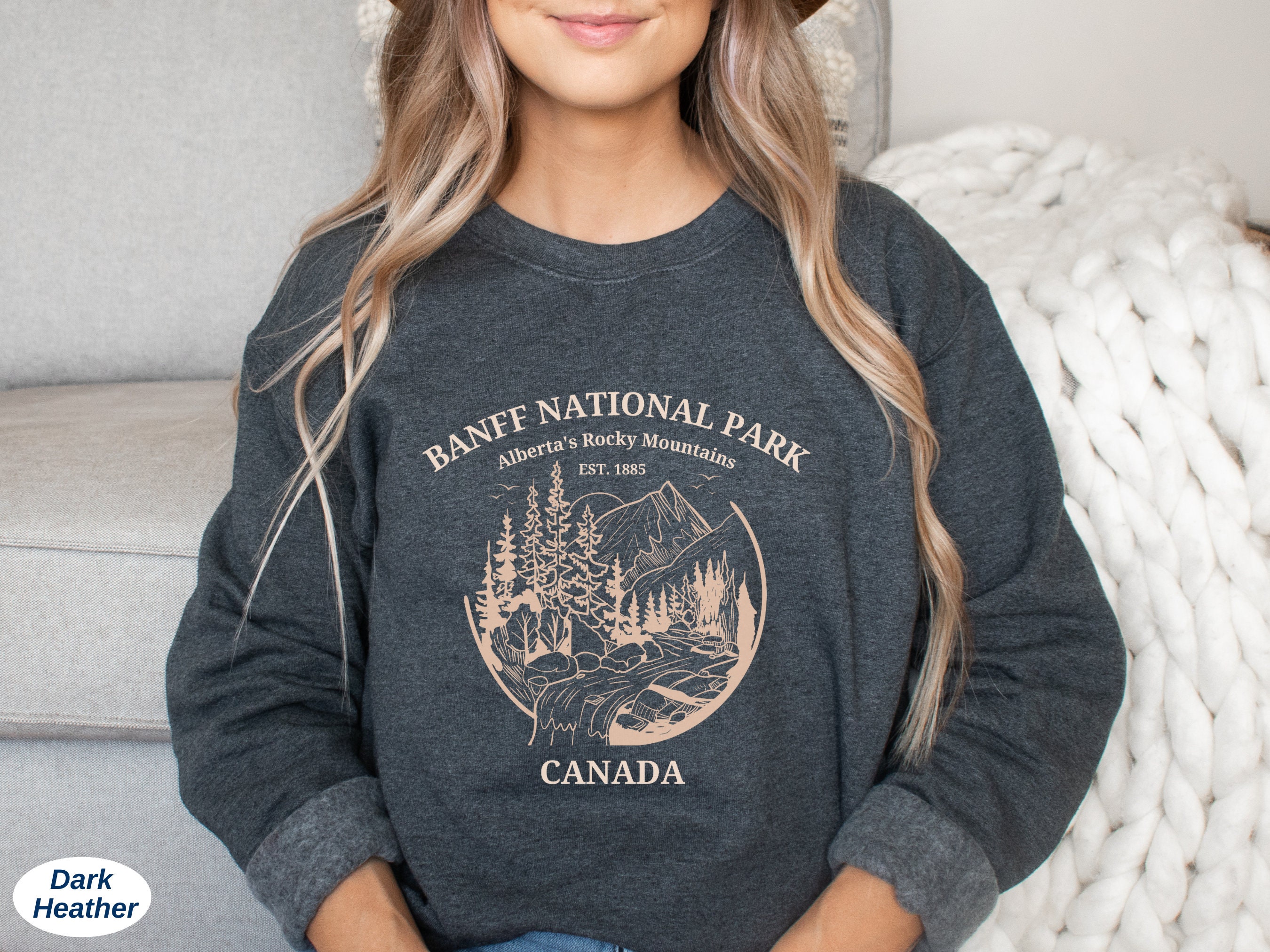 Banff National Park Sweatshirt Soft Canada Sweater Unisex - Etsy