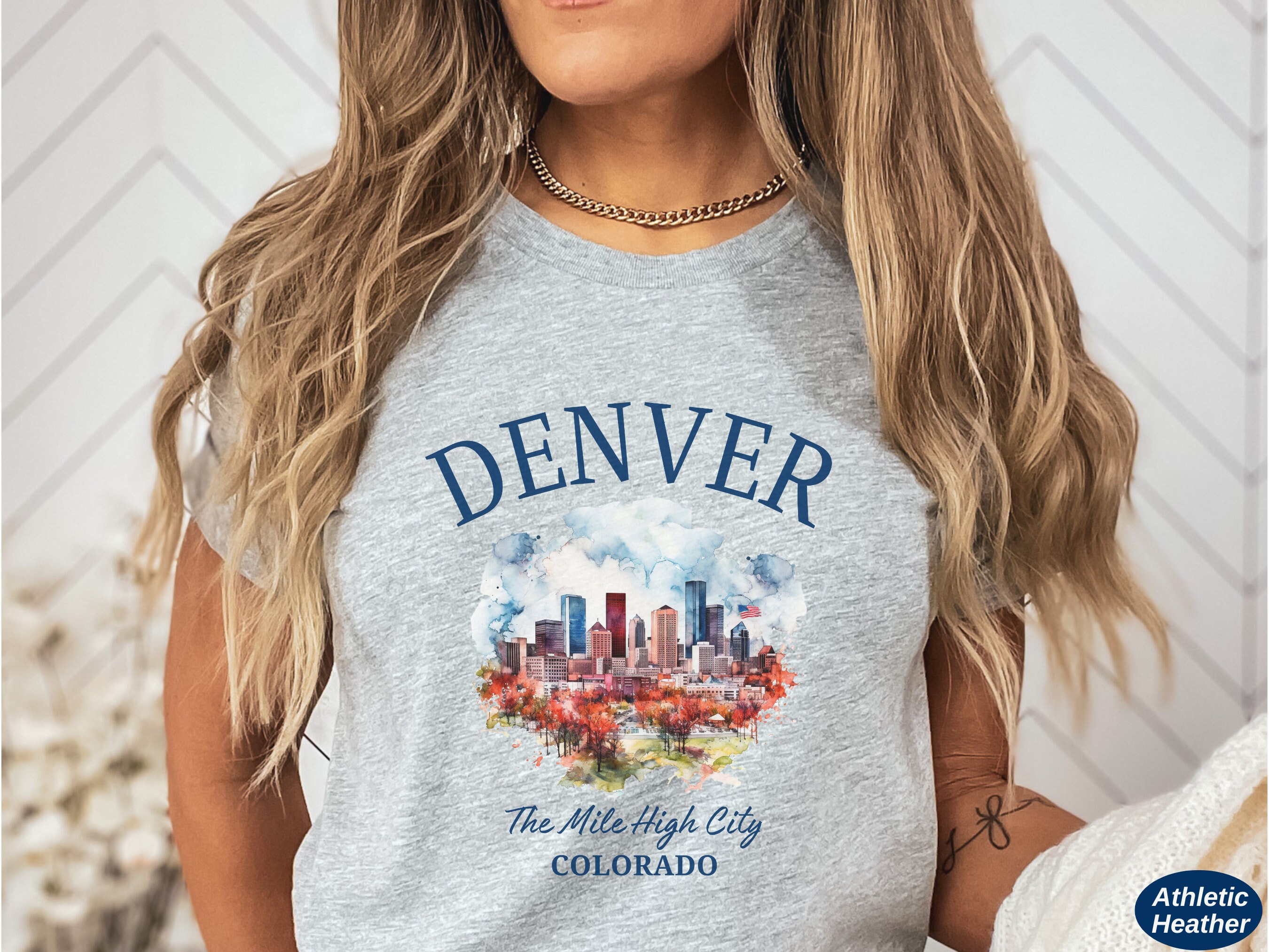 Denver CO Shirt, Denver City Tshirt, Denver Skyline, Colorado Clothing ...
