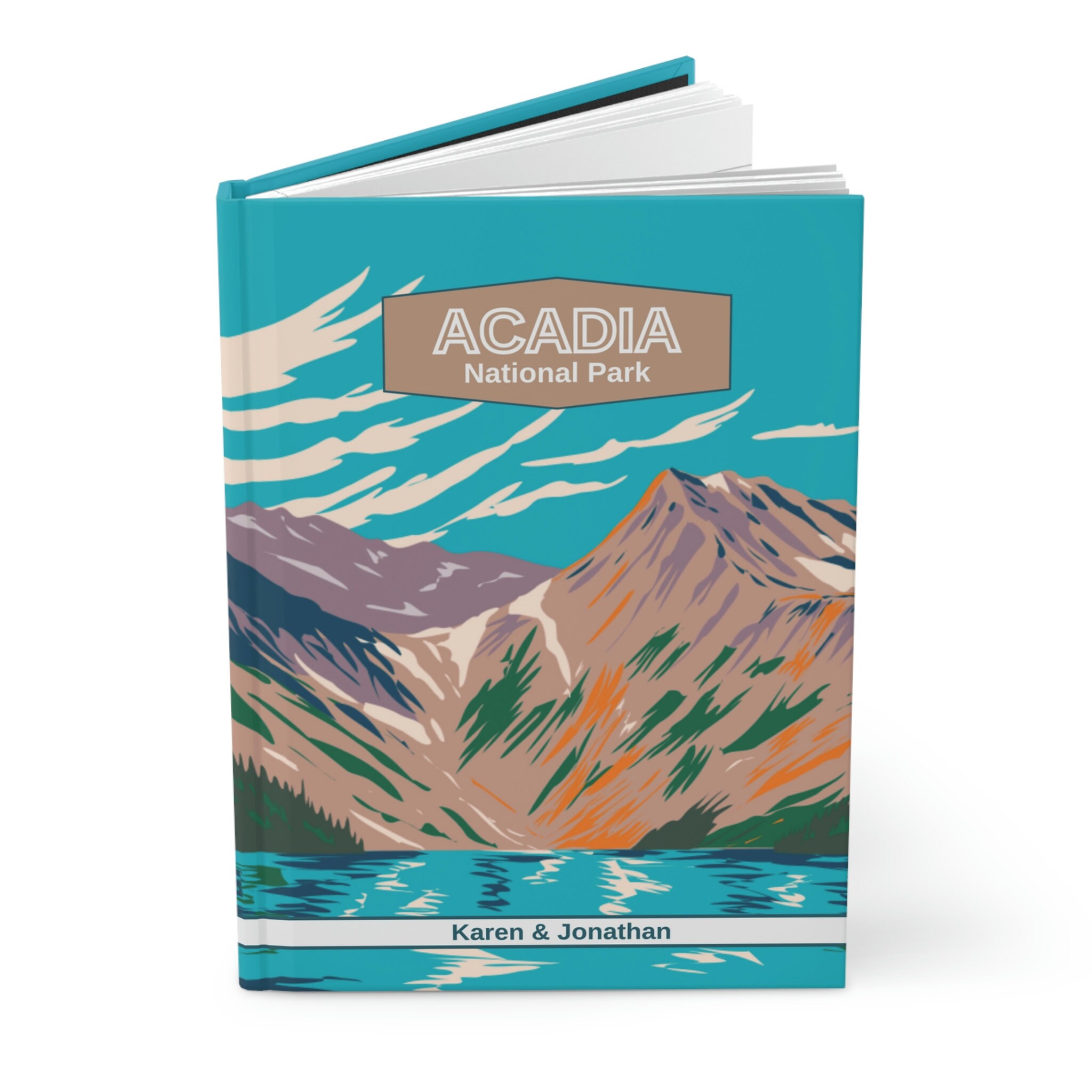 Acadia National Park Travel Journal Custom Vacation Notebook - Etsy