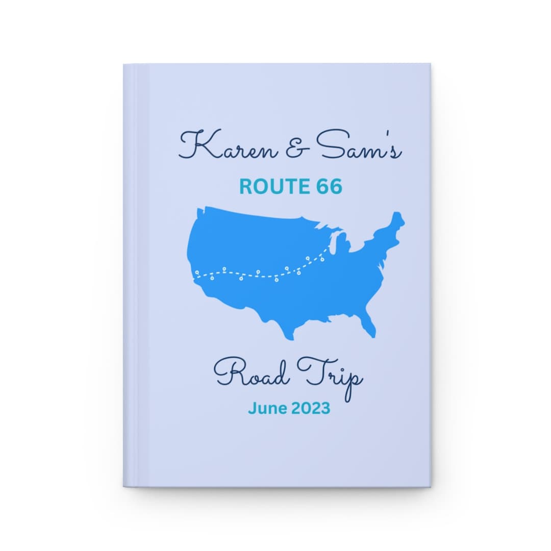 Route 66 Road Trip • Personalized Journal • Custom Road Trip Planner ...