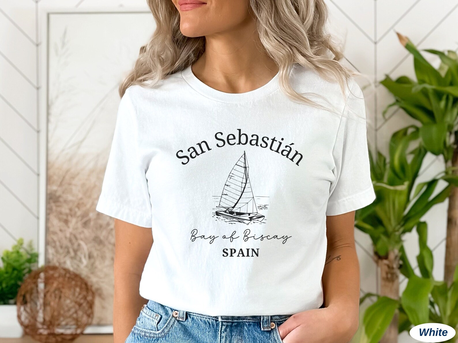 San Sebastián Spain Shirt, San Sebastian Tshirt, Spain Trip T-shirt ...