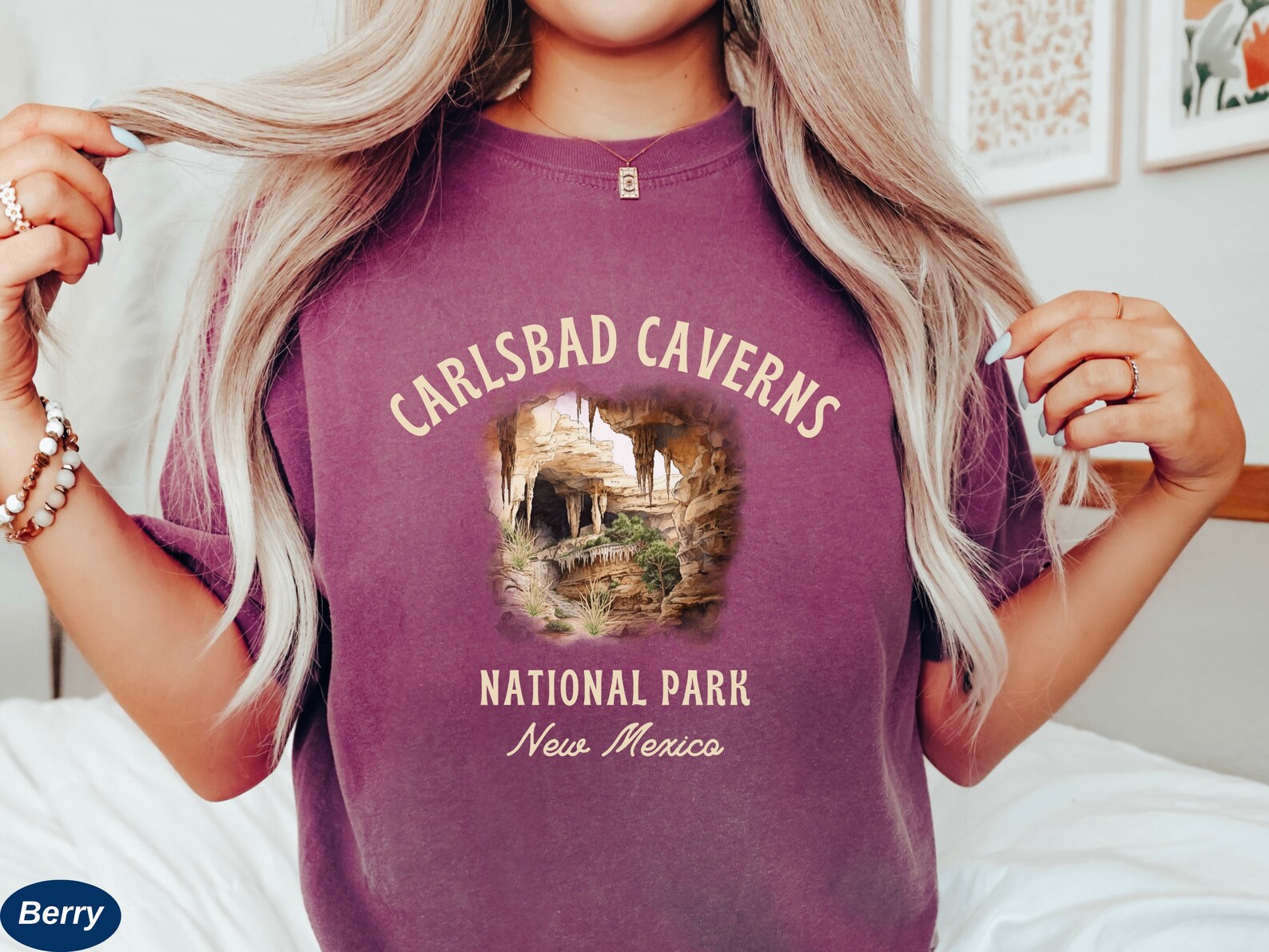 Carlsbad Caverns New Mexico Tee, Comfort Colors® Shirt, Carlsbad ...