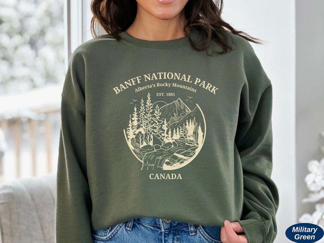 Banff National Park Sweatshirt, Soft Banff Canada Sweater, Unisex ...